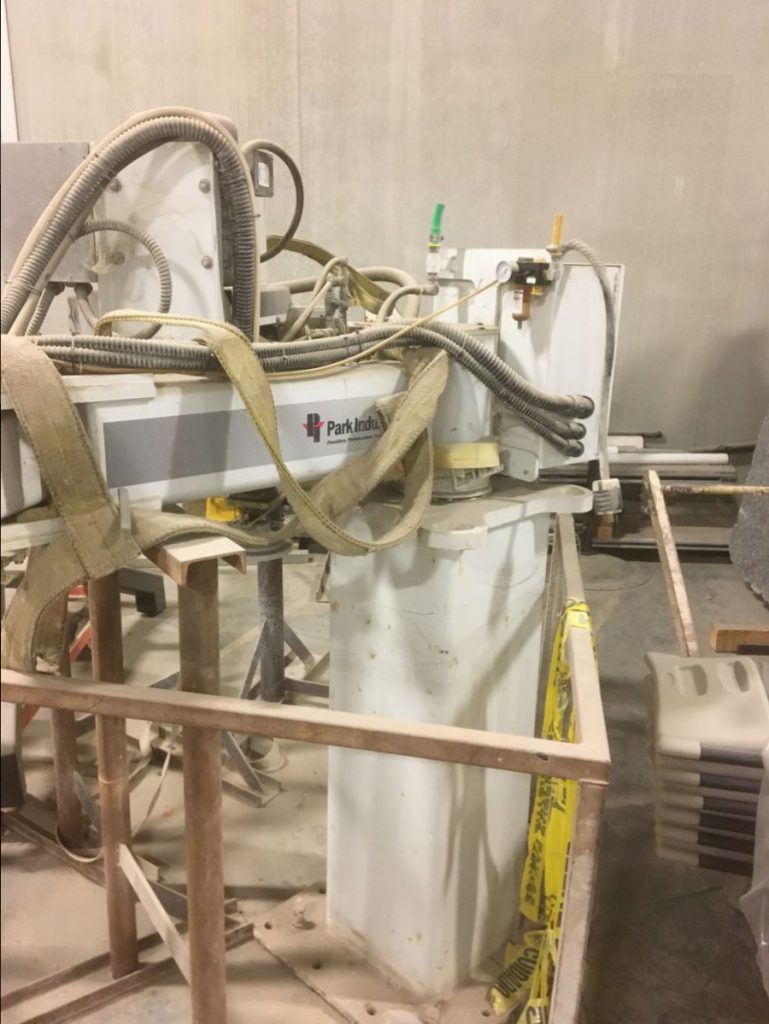 Sold Used 2006 Wizard Deluxe Park Industries Sink Cut Out Machine - All ...