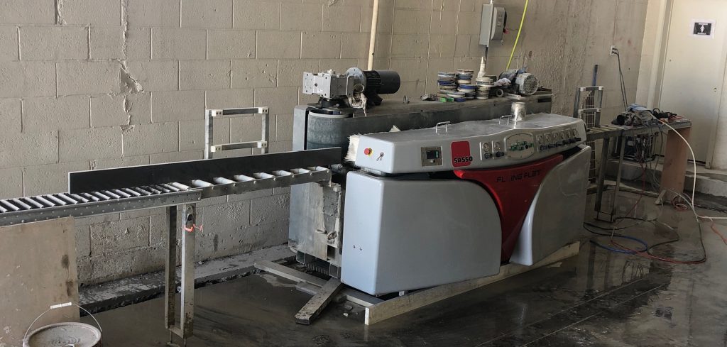 Sold Used 2015 Sasso Flying Flat Edge Polisher - All Used Stone Equipment