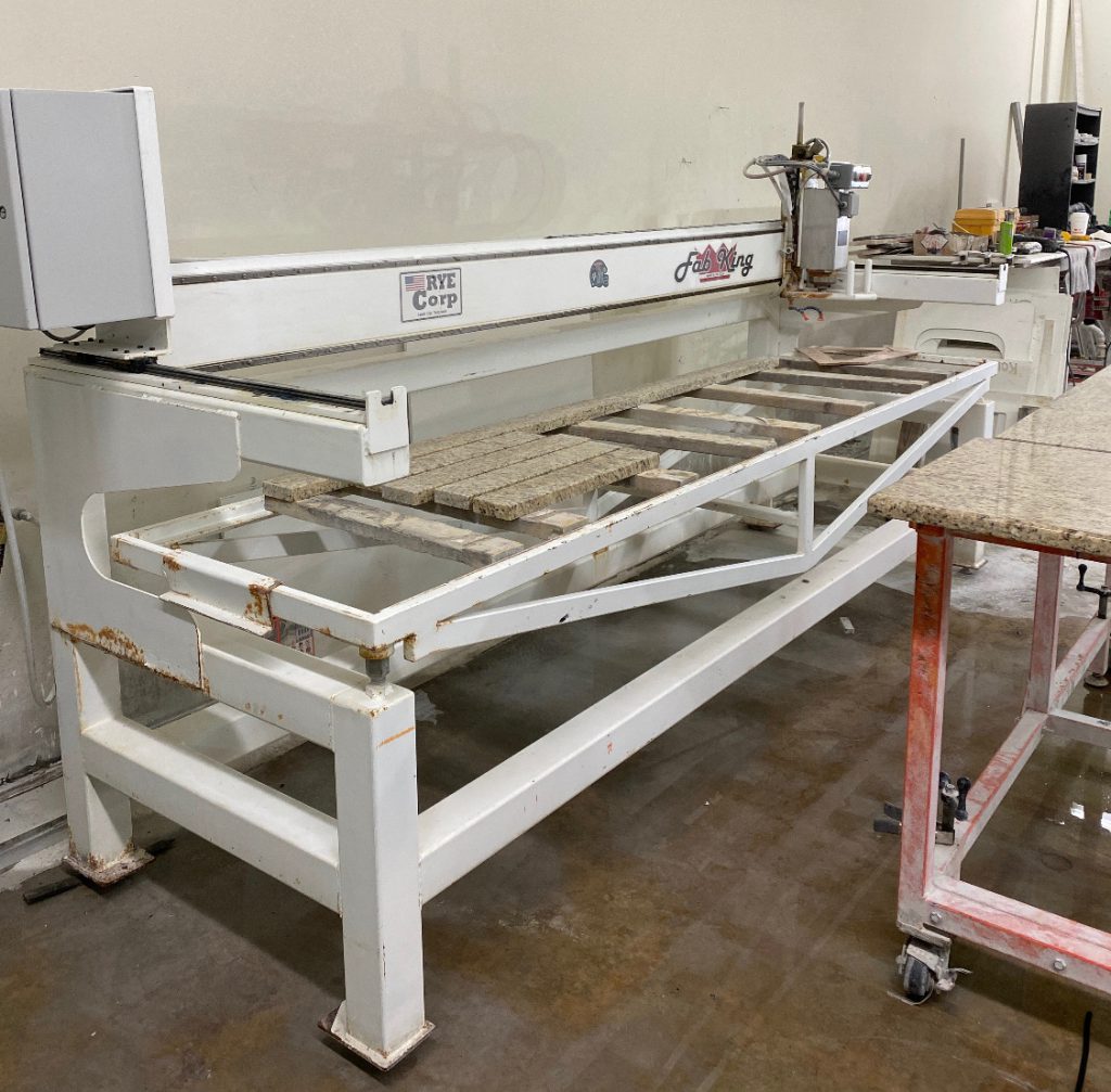 Sold Used 2016 Rye Corp Fab King Sink Cut Out Machine - All Used Stone ...