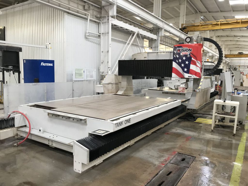 Sold Used 2017 Park Industries Fusion 4245 S CNC Sawjet Dual Table ...